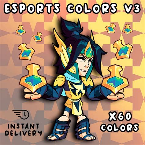 Brawlhalla 60 Esports V3 1 Random Code Etsy