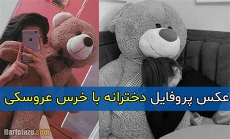 عکس پروفایل دخترانه با خرس عروسکی بدون چهره و فیک و بدون متن استوری فیک