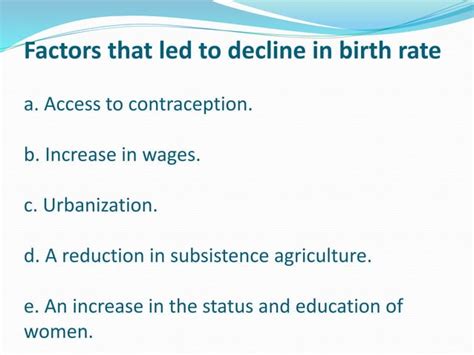 Demographic Transition Theory Pptx