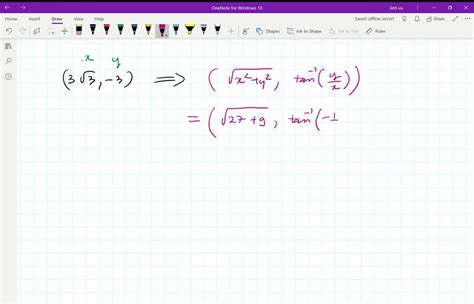 Convert The Polar Coordinates To Cartesian Coordi…