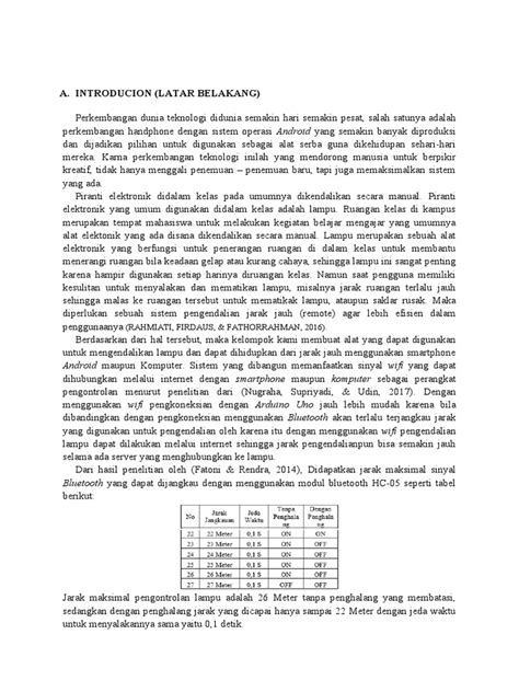 Control Lampu Arduino Pdf