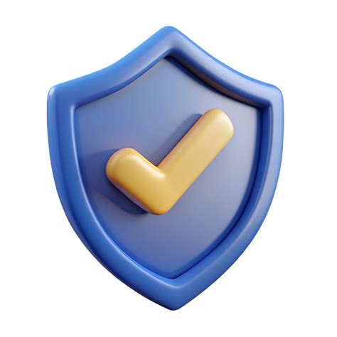 3d Shield Checkmark Icon 3d Shield Checkmark Symbol 3d Shield Checkmark
