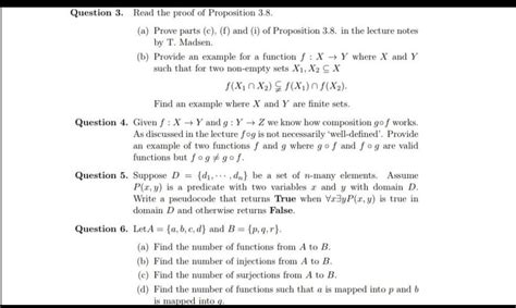 Solved Estion 3 Read The Proof Of Proposition 38 A