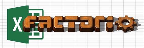 Factorio For Learning Excel Rfactorio