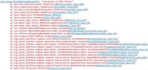 解决java lang classnotfoundexception com mysql cj jdbc driver at urlclassloader