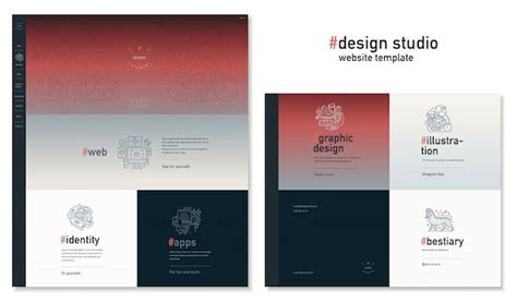 Web Menu Design Vector Free Download