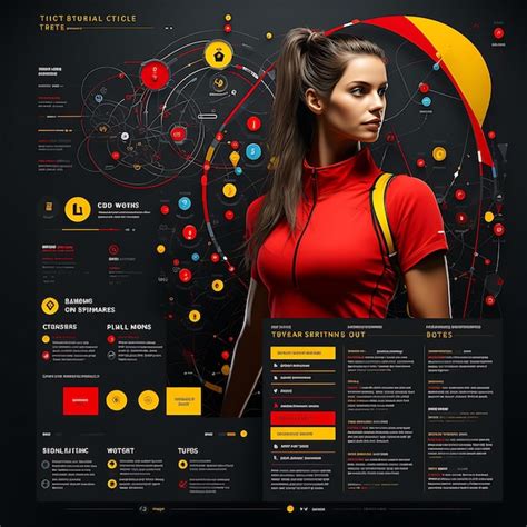 Premium Photo Web Dashboard Fitness And Wellness Workout Tracking And
