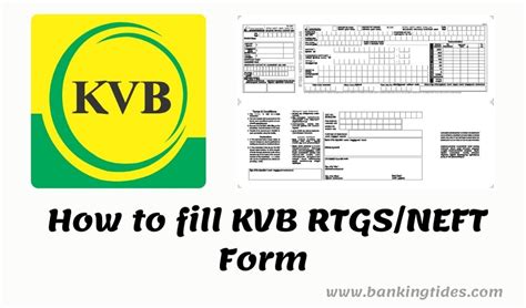 How To Fill Kvb Rtgs And Neft Form Banking Tides