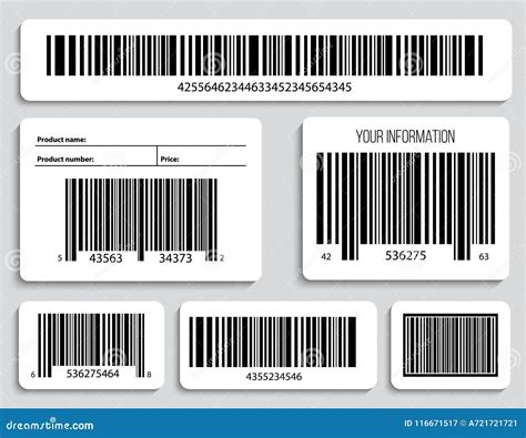 Creative Vector Illustration Of Qr Codes Packaging Labels Bar Code On