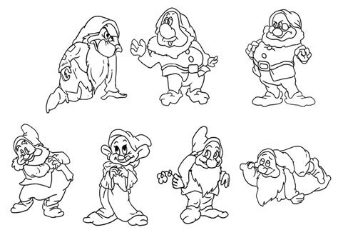 Desenho De Soneca Sete Anões Para Colorir Tudodesenhos vlr eng br