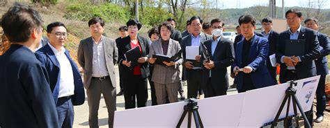 청양군의회 주요 사업장 답사 투데이충남