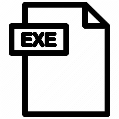 Exe Exe File Exe Format Executable File Icon Download On Iconfinder