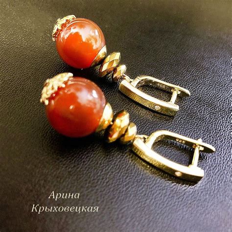 "Сердоликовое настроение" | Anklets, Jewelry, Earrings