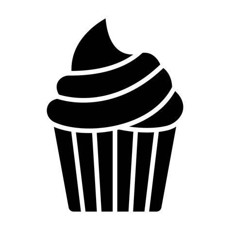 Muffin Vector Icon 21730350 Vector Art At Vecteezy
