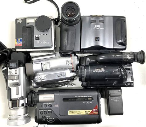 【傷や汚れあり】 Sharp Digital Viewcam Vl Dd10 と周辺機器のセット 撮影、再生確認済み！ の落札情報詳細 ヤフオク落札価格情報 オークフリー
