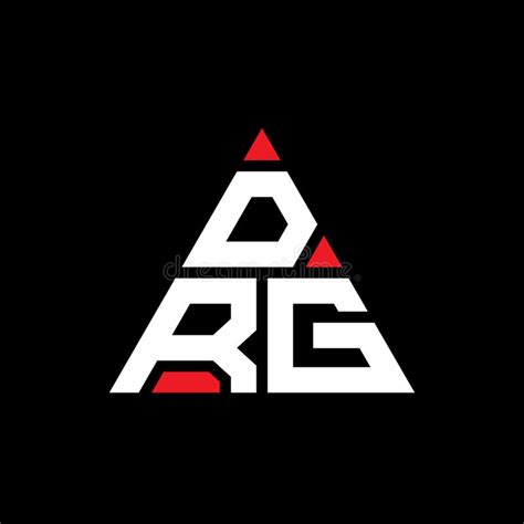 DRG Triangle Letter Logo Design With Triangle Shape DRG Triangle Logo