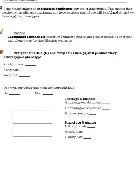 Solved Some Traits Exhibit An Incomplete Dominance Pattern Of Inheritance Course Hero