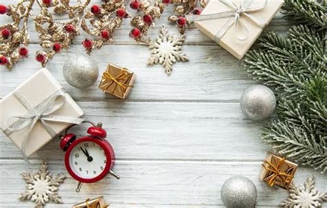 Wallpaper Holiday New Year Christmas Composition Olena Rudo For