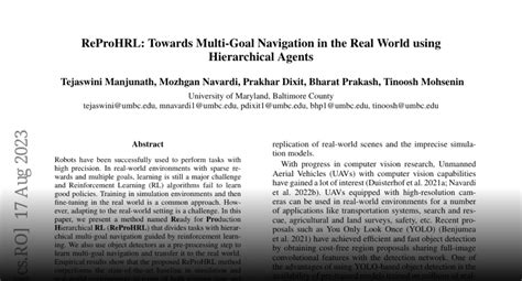 Paper Page Reprohrl Towards Multi Goal Navigation In The Real World