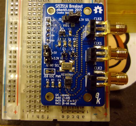etherkit si5351a breakout board three ways ab4ug radioblog