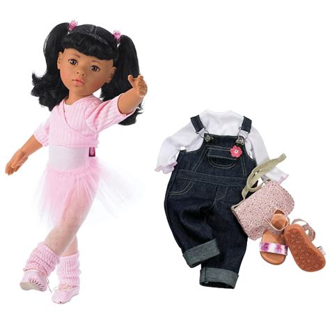 Gotz Hannah At The Ballet 195 Asian Poseable Doll With Extra Outfit
