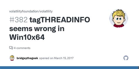 Tagthreadinfo Seems Wrong In Win10x64 · Issue 382