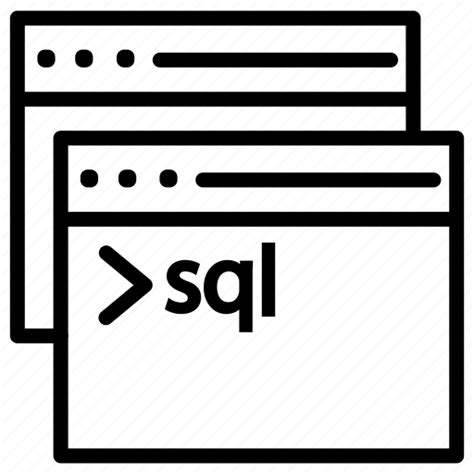 Client Database Query Querying Server Website Icon