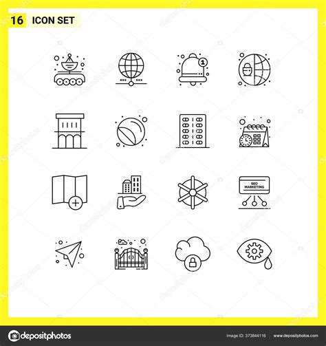 Group Modern Outlines Set Architecture Protection Data Network
