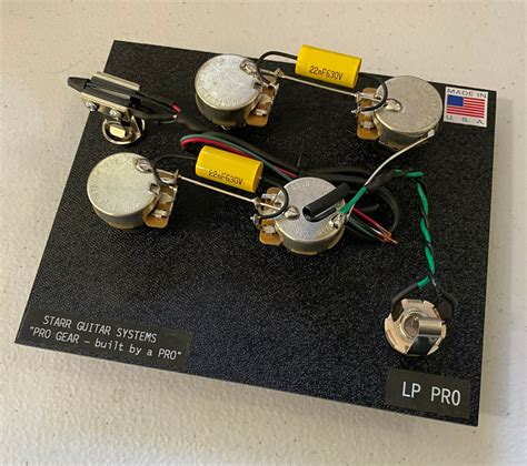Wiring Harness For Gibson Les Paul Pro Starr Guitar Systems