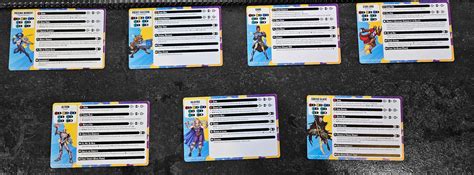 Marvel Crisis Protocol Card Pack 2 2021 Character Cards Update Errata