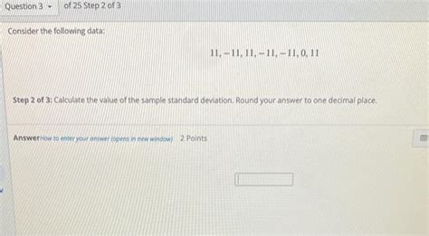 Solved Consider The Following Data 11 11 11 11 11 0 11 Chegg Com