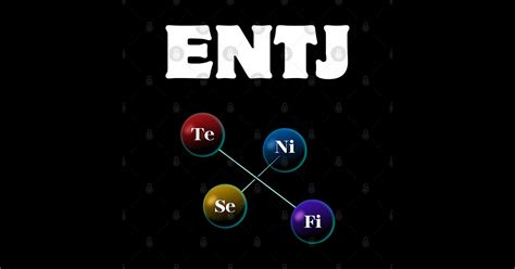Entj Cognitive Stack Mbti Design Entj Magnet Teepublic