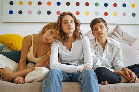 Group Portrait Of Brother And Two Sisters By Stocksy Contributor