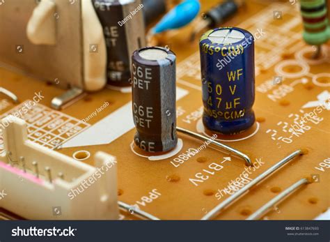Inside The Capacitor Fotos Imagens E Ilustrações Shutterstock