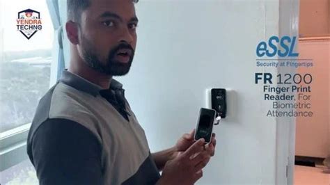 Sensor Type Optical Sensors ESSL Fingerprint Exit Reader Fr At Piece In Jaipur