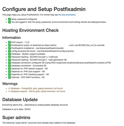 500 Internal Server Error On List Php Issue 466 Postfixadmin Postfixadmin GitHub