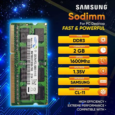 Jual Ram Laptop 2gb Sodimm Ddr3l Pc3l 12800s Low Voltage New Shopee