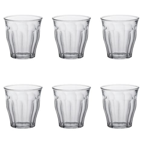 Duralex Picardie Clear Temp Glass Tumbler 130ml Crystal Direct