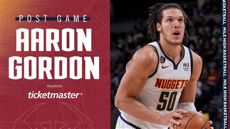 Nuggets Postgame Media Aaron Gordon MIN Vs DEN YouTube