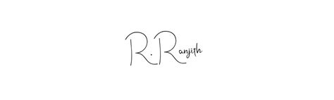 89 R Ranjith Name Signature Style Ideas Outstanding Online Autograph