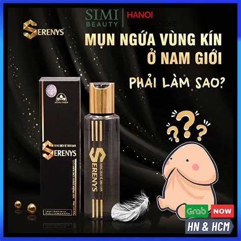 Dung dịch vệ sinh nam giới SERENYS hương nước hoa khử mùi diệt khuẩn nấm ngứa vùng kín nước rửa