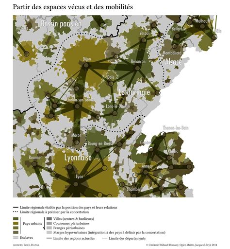Les cartes que les députés devraient méditer avant de redessiner les régions selon une logique