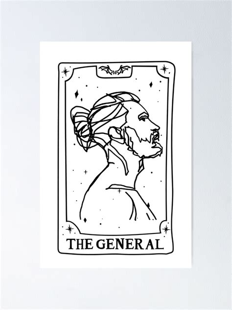A Court Of Silver Flames Cassian Tarot Card Poster For Sale By