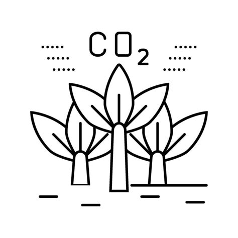 Carbon Sequestration Future Technology Line Icon Vector Illustration 35454674 Vector Art At Vecteezy