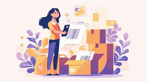 QR Code Payment Concept With Woman Using Smartphone Premium AI Generated Vector