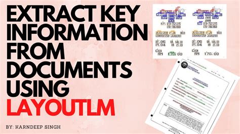 extract key information from documents using layoutlm layoutlm fine