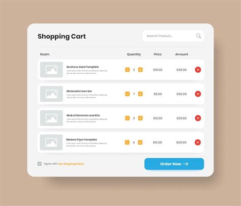 Shopping Cart Ui Images - Free Download on Freepik