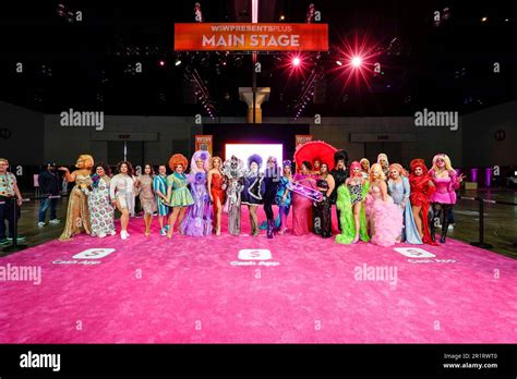 Los Angeles Usa 23rd May 2023 Dragcon Drag Queens Line Up For The