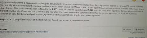 solved systems analyst tests a new algorithm designed to