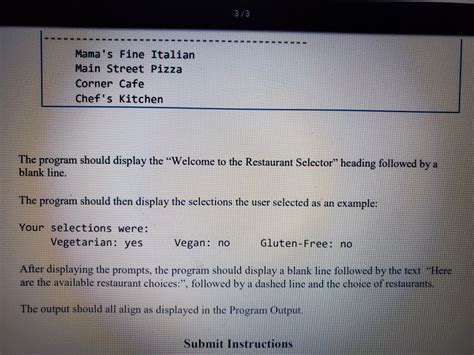 Solved Restaurant Selector You Have A Group Of Friends